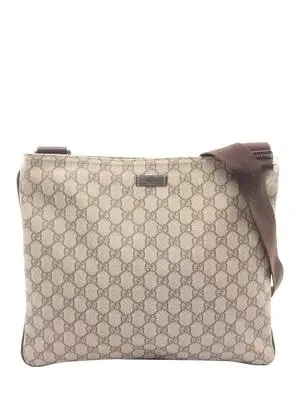 Gucci Gg Supreme Canvas Shoulder Bag - Neutrals