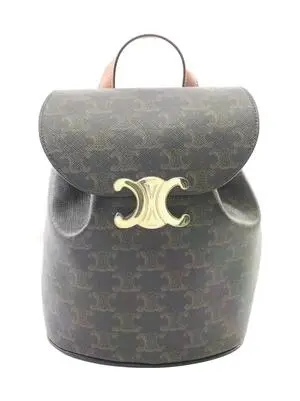 Celine Bonnie Triomphe Backpack - Black