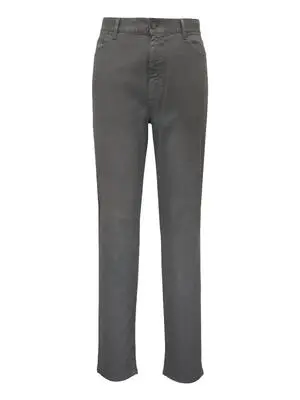 Zegna Logo-patch Trousers - Brown