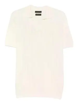 OUTFIT Diamond-knit T-shirt - Neutrals