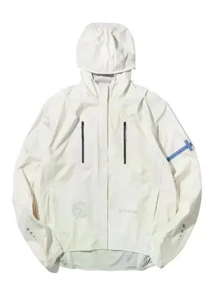UPPERVOID Cream Hooded Zip-pocket Jacket - Neutrals