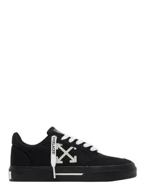 Off-White Vulcanized Low Sneakers - Black
