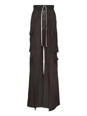 Rick Owens Drawstring Cargo Pants - Brown