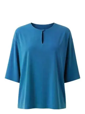 Max Mara Short Sleeve Blouse - Blue