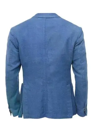 Corneliani Notched-lapel Single-breasted Blazer - Blue