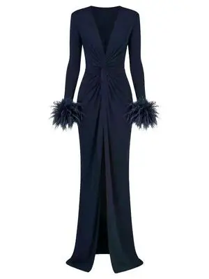 THE ARCHIVIA The Archvia Amber Ares Maxi Dress - Blue