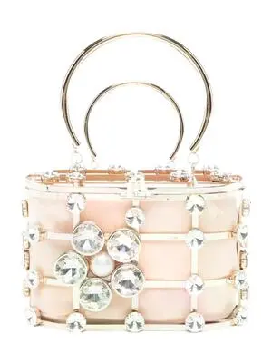 Rosantica Mini Holli Matera Crystal-embellished Tote Bag - Gold