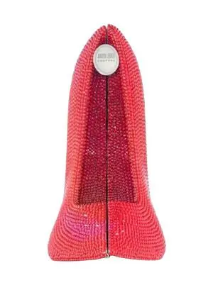 Judith Leiber Judith Leiber Stiletto Pump Clutch Bag Red