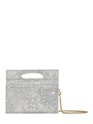 Tyler Ellis Mini Stella Crystal-embellished Tote Bag - Silver