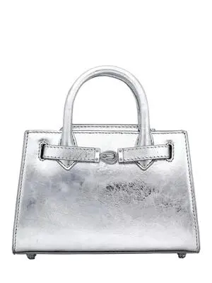 Tyler Ellis Winnie Mini Tote Bag - Silver