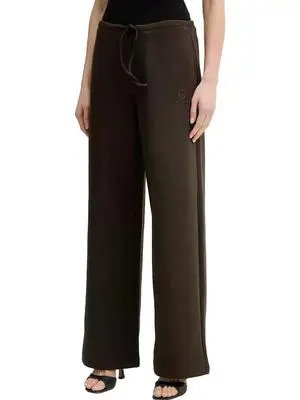 TRUSSARDI Wide-leg Drawstring Track Pants - Brown