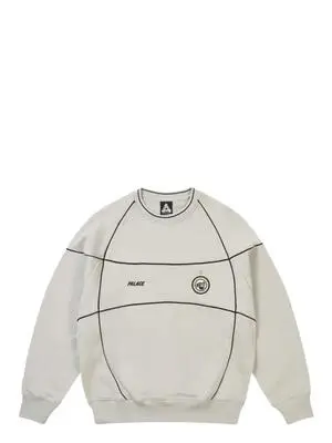 PALACE Pro Team Piped Crew - Concrete Grey