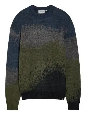 Carhartt Work In Progress Striped Jacquard Brushed-knit Jumper - Multicoloured 1