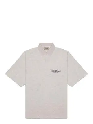 Fear Of God Fw20 Polo Shirt 'heather Oatmeal - Grey