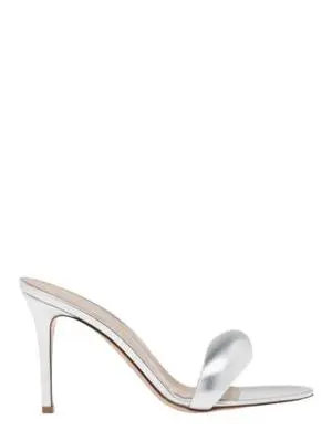 GIANVITO ROSSI Bijoux Slip-on Mules - Silver