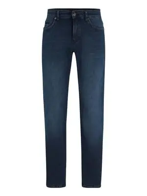 Hugo Boss Slim-fit Cotton Jeans - Blue