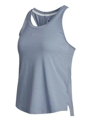 Nike Dri-fit One Luxe Standard Training Tank - Blue