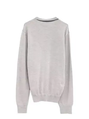 Loewe Anagram Embroidered Sweater - Grey