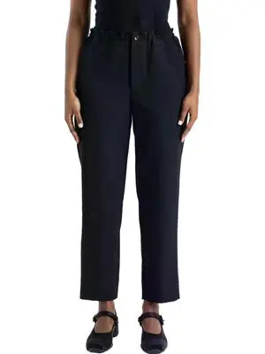 Comme Des Garçons Straight-leg Trousers - Black