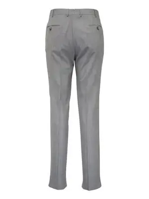 Zegna Tailored Pressed Crease Trousers - Grey