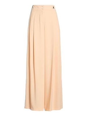 Patrizia Pepe Recycled Polyester Wide-leg Pants - Apricot
