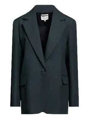 Paul & Joe Midnight Virgin Wool Single-breasted Blazer - Blue