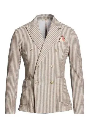 BOB Man Blazer Sand Size 42 Polyester, Cotton