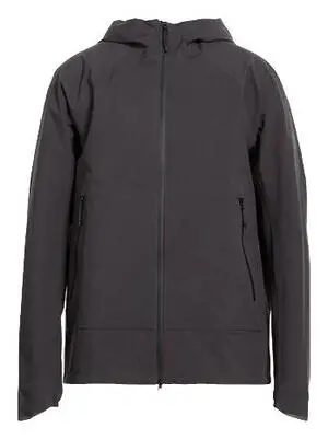 JACK WOLFSKIN Hooded Zip-up Windbreaker Jacket - Grey
