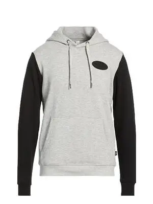 Iceberg Cotton Viscose Two-tone Logo Hoodie - Grey