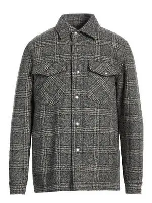 DEPARTMENT 5 Virgin Wool Tartan Jacket - Grey