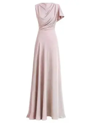 GEMY MAALOUF Draped Cut-out Dress - Pink
