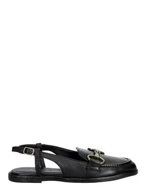 Marc O'polo Horsebit Slingback Loafers - Black
