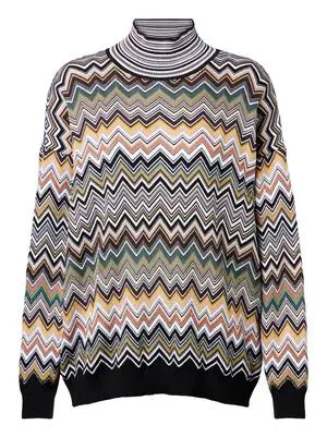 Missoni Zigzag V-neck Sweater - Multicoloured