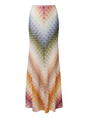 Missoni Knitted Maxi Skirt - Multicoloured