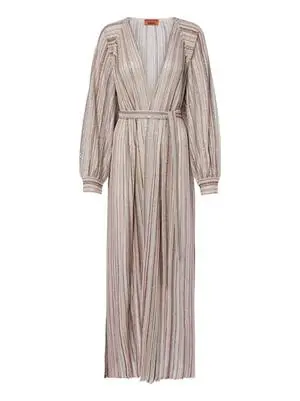 Missoni Striped Lamé Wrap Cardigan - Multicoloured