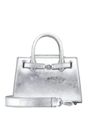 Tyler Ellis Winnie Mini Tote Bag - Silver