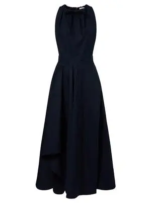 Givenchy GIVENCHY Cotton Midi Dress Blue