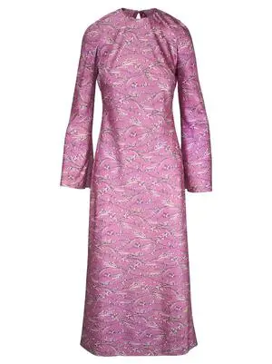 Veronica Beard Gemma Midi Dress - Pink