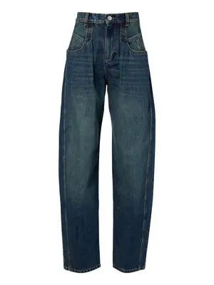 Isabel Marant Étoile Lishaga Barrel-leg Jeans In Faded - Blue