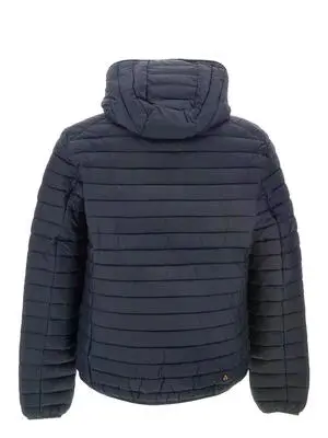 SAVE THE DUCK Hooded Quilted Jacket - Blue