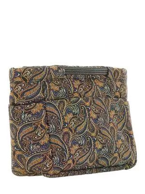 GIANNI CHIARINI Paisley-print Clutch Bag - Blue