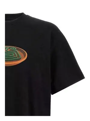 Carhartt Work In Progress Spiral Print T-shirt - Black