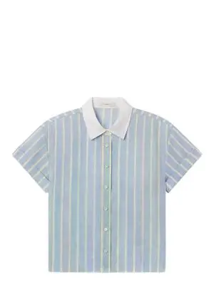 FRAME Boardwalk Striped Shirt - Blue