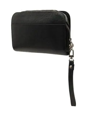 LOUIS VUITTON Louis Vuitton Taiga Leather Baikal Clutch