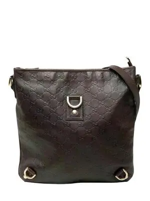 Gucci Abbey D Ring Crossbody Bag - Brown