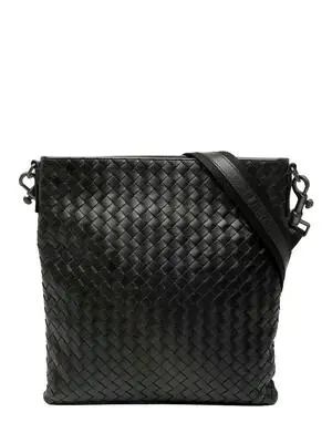 Bottega Veneta Nappa Intrecciato Vn Crossbody Bag - Black