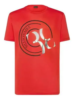 BILLIONAIRE Double B Logo-print T-shirt - Red