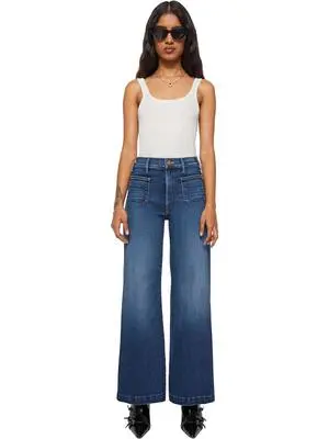 MOTHER Petites The Lil Hustler Roller Patch Pocket Jeans - Spare Me The Drama