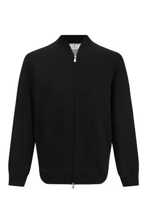 Brunello Cucinelli Brunello Cucinelli Long Sleeve Zip-Up Sweatshirt Black