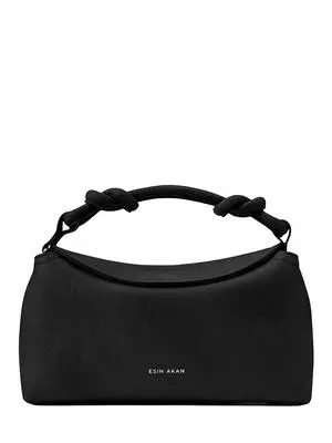 ESIN AKAN Sloane Knotted Tote Bag - Black
